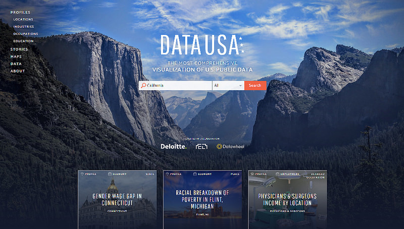 Data USA: motor para la visualización de los datos abiertos | Universo ...