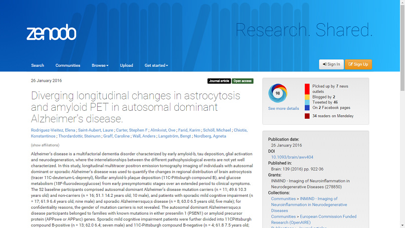 Zenodo: un repositorio digital abierto para todo el mundo | Universo ...