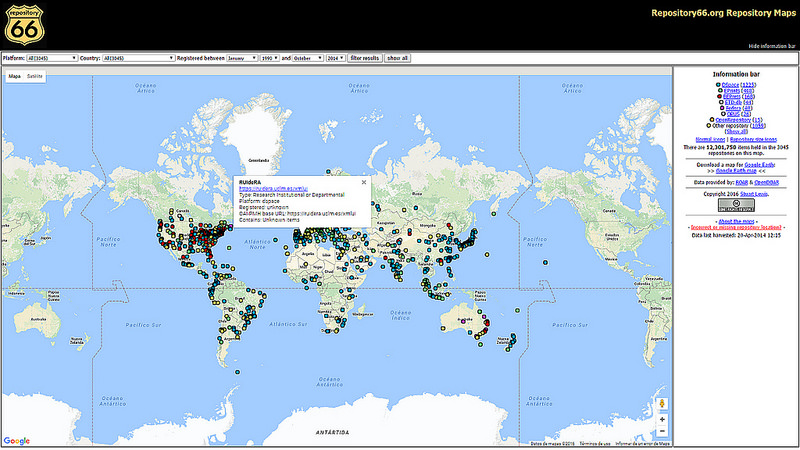 Repository66.org : Mapa de Repositorios de Acceso Abierto | Universo ...