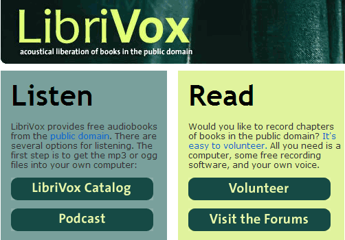 LibriVox: audiolibros de dominio público | Universo Abierto