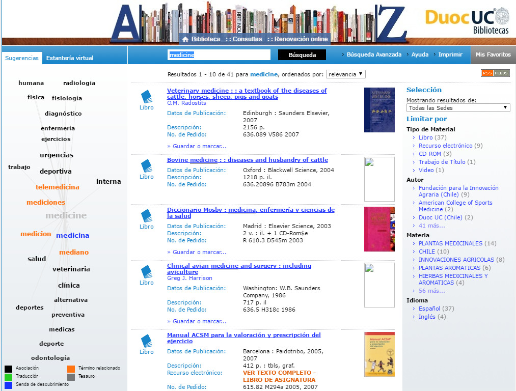 AquaBrowser Library : Una nueva manera de consulta del catálogo ...