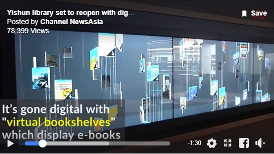 Las estanterías virtuales de Yishun Library | Universo Abierto