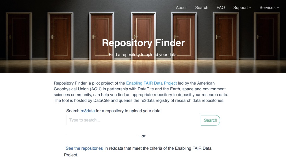 Repository Finder, un buscador de repositorios de datos para saber el mejor repositorio donde ...
