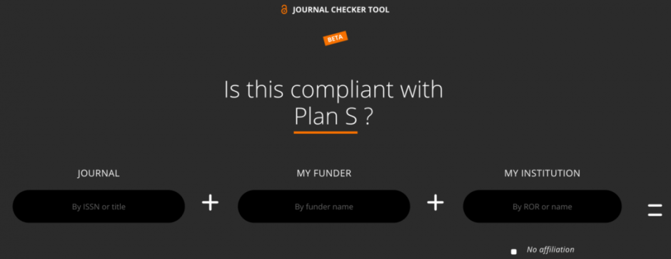 cOAlition S lanza la herramienta Journal Checker Tool, un motor de ...